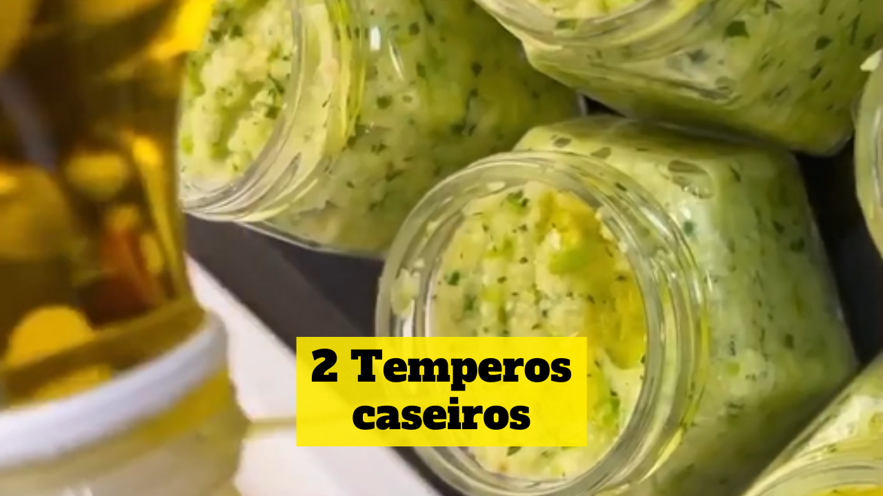 2 Temperos caseiros: em menos de 1 minuto está pronto - Dicas Para ...